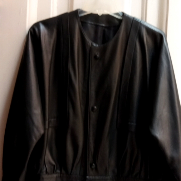 Jackets & Coats | Vintage Leather Jacket Circa 198s Pl Size 46 Made In ...